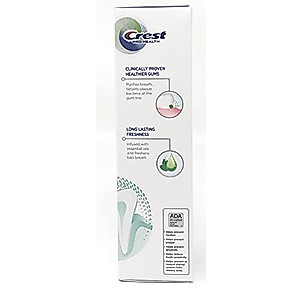 Crest Pro-Health Gum and Breath Purify, Healthy White Toothpaste with Fluoride, Fresh Mint, 4.1 oz (Pack of 2)