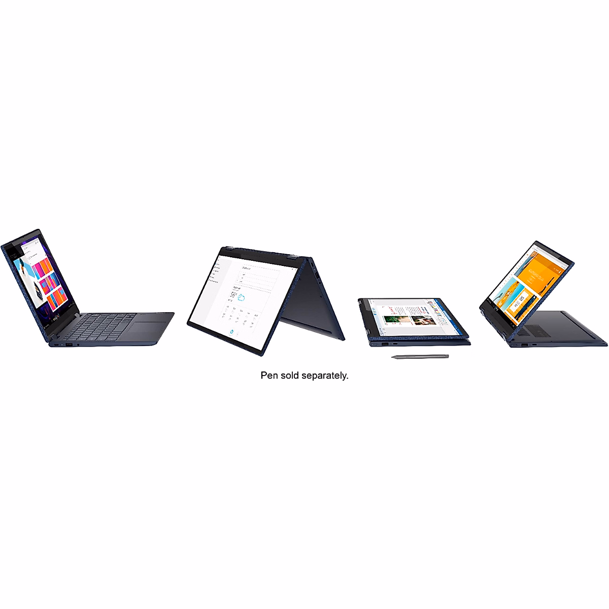 Lenovo Yoga 6 13.3 2-in-1 13.3" Touch Screen Laptop - AMD Ryzen 5-8GB Memory - 256GB SSD - Abyss Blue Fabric Cover