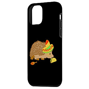 iPhone 12 mini Hedgehog Sombrero Costume Maracas Tacos Spiny Critters Case