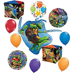 Anagram TMNT Party Supplies Birthday Cubez Balloon Bouquet Decorations