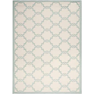 SAFAVIEH Courtyard Collection 5'3" x 7'7" Beige/Terracotta CY6009 Trellis Indoor/ Outdoor--Waterproof Easy--Cleaning Patio Backyard Mudroom Area--Rug