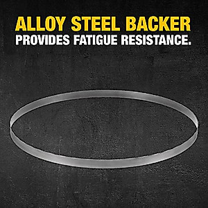 DEWALT Portable Band Saw Blade, 32-7/8-Inch, .020-Inch, 18 TPI, 3-Pack (DW3983C)