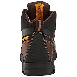 Cat Footwear Men's Threshold Waterproof Soft Toe Work Boot, Real Brown, 8.5