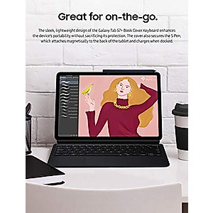 SAMSUNG Galaxy Tab S7+ Keyboard, Black