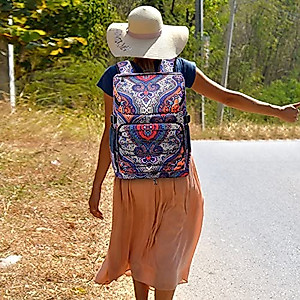 Backpack Cooler for Women, Small Soft Side Beach Back Pack Coolers for Hiking Kayaking Picnic 25 Cans Waterproof Cooler Backpack Insulated Leak-Proof Totem