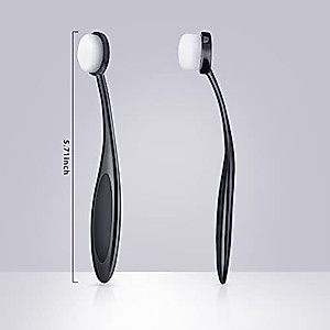 UNIMEIX 5 Pack Blending Brushes for Card Making Art Blending Tools Blender Brush Ink Blending Brushes for Crafts Black