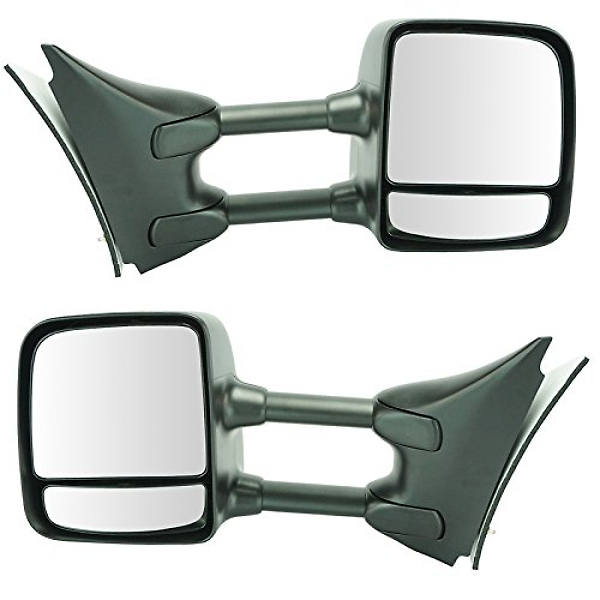 Trail Ridge Towing Mirror Manual Textured Black Pair for Frontier Xterra Equator