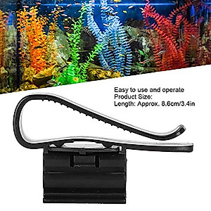 5Pcs/Set Fish Tank Hose Holder Plastic Fish Tank Water Pipe Clamp Fish Tank Water Clip For Fish Tank And Aquarium(black)