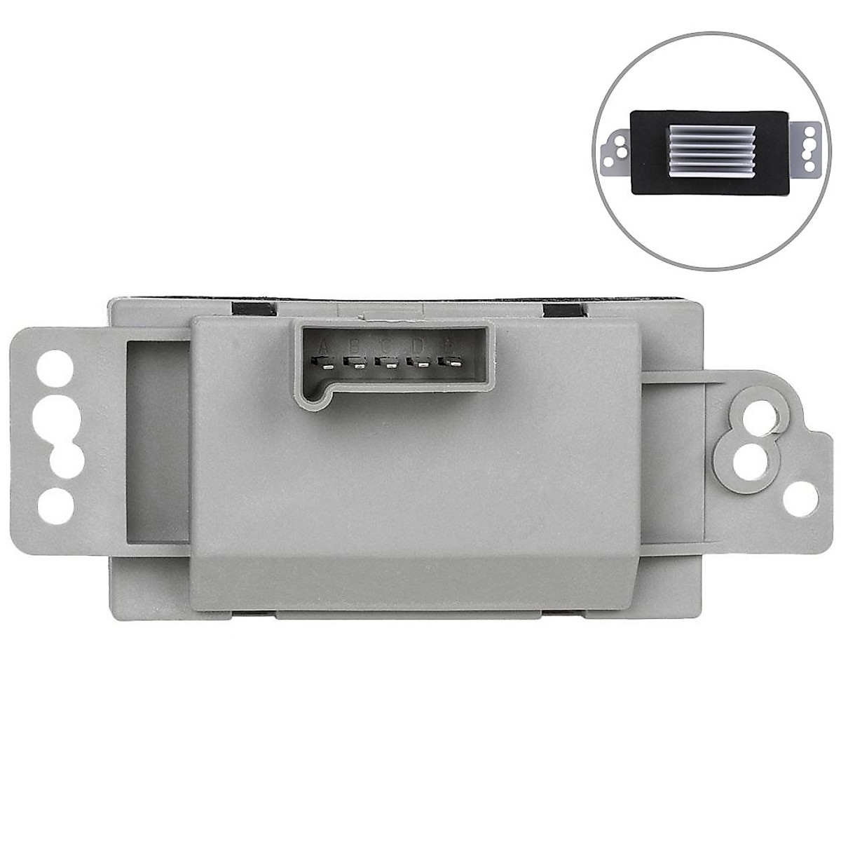 15-81773 HVAC Fan Blower Motor Resistor Kit with Harness Compatible with Chevy Silverado Tahoe Suburban Avalanche Trailblazer GMC Sierra Envoy Yukon XL Replaces 89018778, 89019351, 19260762, RU-631