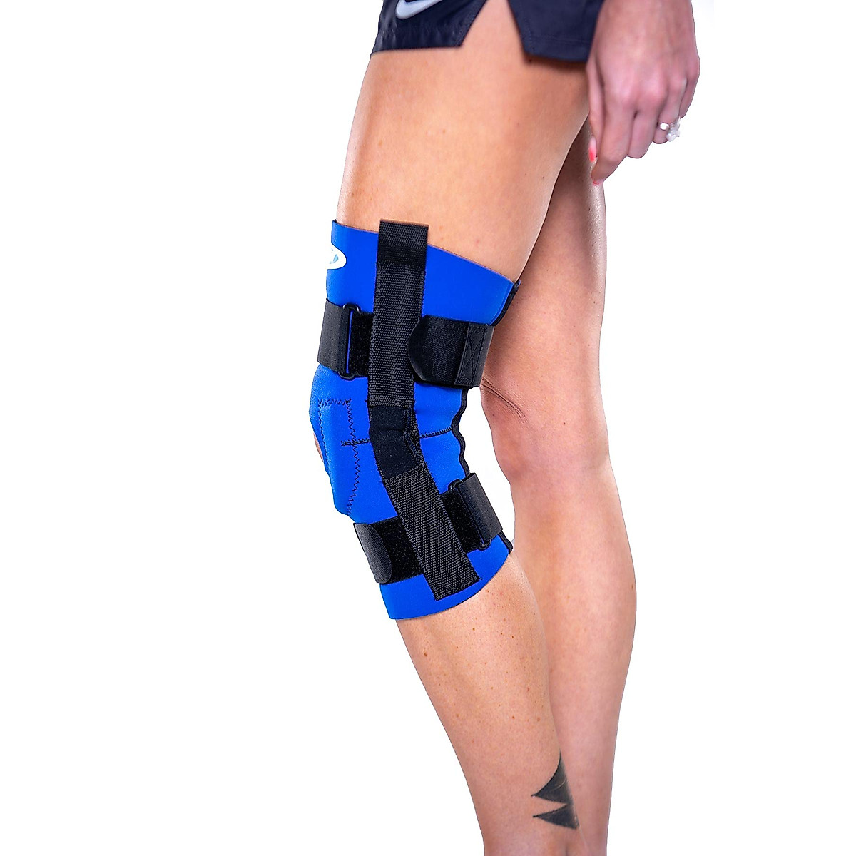 Nevin Sports Med Sports Knee Brace (Blue, Large)