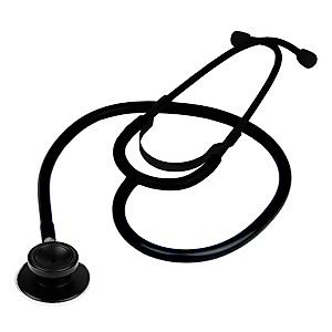 Dixie EMS Dual Head Stethoscope, Fully Functioning Stethoscope for Doctors, Nurses, EMTs, Cosplay, Role Play, Halloween, etc. – Stealth Black