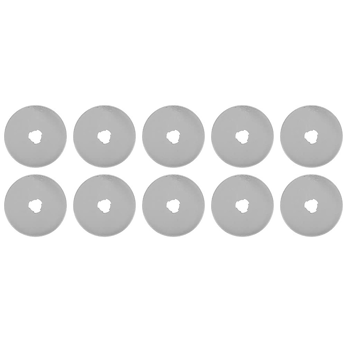 45mm Round Knife Blade Replacement Kit, SKS -7 Material, 6 Layers Fabric Cutting, Suitable for Paper, Fabric, Leather, Rotating Blade for Efficient Cutting