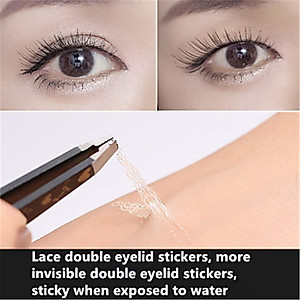 shenghang Eyelid Tape double eyelid lifter strips Invisible Eye Stickers Portable Breathable Natural Invisible Single Sided Double Self-Adhesive Eyelid Stickers Instant Eye Lift Stri (C)