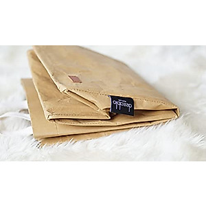 Deeablo New York Sustainable Reusable, Highly Versatile, Washable Paper Bag for Recycling, Multipurpose Recycling Basket, Recycling Bag, Laundry Basket (Brown)