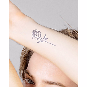 Inkbox Temporary Tattoos Bundle, Long Lasting Temporary Tattoo, Includes Maybe Just One and Make Love with ForNow ink Waterproof, Lasts 1-2 Weeks, Rose and Heart Tattoos