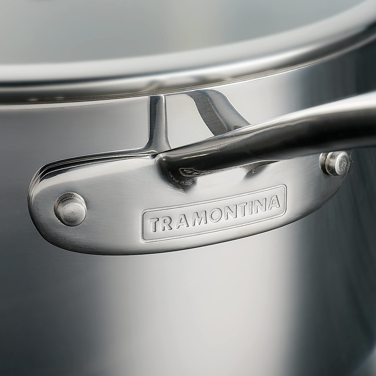 Tramontina Covered Sauce Pan Tri-Ply Clad (3 Qt), 80116/035DS