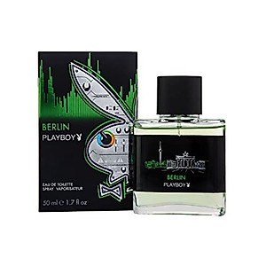 Playboy Berlin Eau de Toilette Spray for Men, 1.7 Ounce