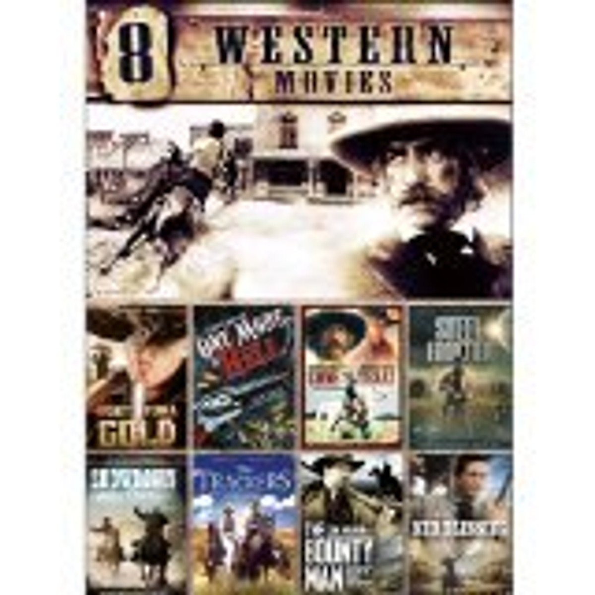 8-movie Western Pack V.5 (dvd Movies, New)
