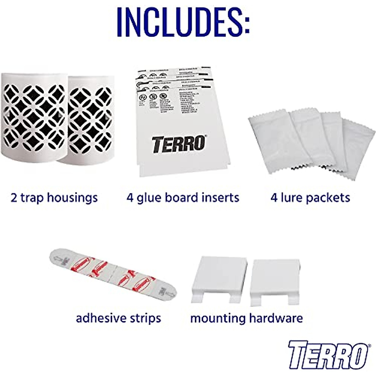 Terro T550 Indoor Fly Trap Plus Lure - Quantity 4