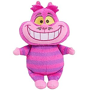 Disney Junior Alice’s Wonderland Bakery 8-inch Small Plush Cheshire Cat, Stuffed Animal, Pink, Kids Toys for Ages 3 Up by Just Play