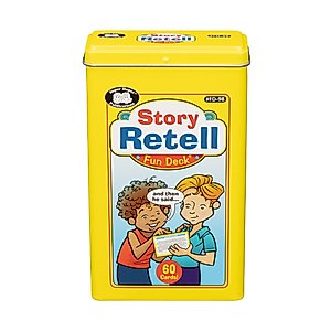 Super Duper Publications | Story Retell Comprehension Fun Deck | Auditory Memory and Listening Skills Flash Cards | Educational Learning Materials for Children