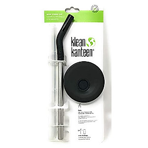 Klean Kanteen Straw and Lid Set for Wide Bottles, 1 EA