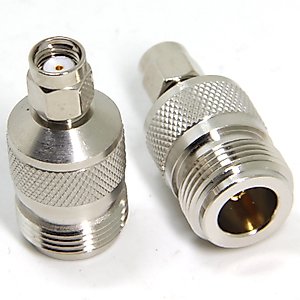 Ancable 2-Pack RP-SMA Reverse Polarity Male to N-Type Female Antenna Cable Adapter Connector for WiFi Antenna/Extender/Transceiver/Repeater/Analyzer/Signal Booster/Radio/Extension Cable