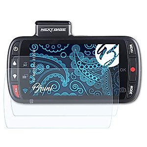 Bruni Screen Protector compatible with Nextbase 312GW Protector Film, crystal clear Protective Film (2X)