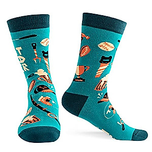 Best Dad Ever Socks - Funny Novelty Gift for Dads and Grandpas for Father's Day and Christmas Stocking Stuffers