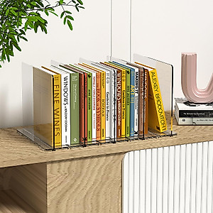 frtzal Purse Organizer for Closet, Shelf Dividers for Closet Organization Adjustable Plastic Handbag Organizers for Closets Purse Storage Organizer (4 layers Tra)