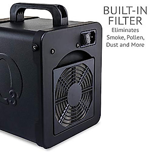 Ivation Ozone Generator Air Purifier, Powerful Compact Unit Deodorizes, Sanitizes & Improves Indoor Air Quality Up To 4000 Sq. Ft. - for Dust, Pollen, Pets, Smoke & More