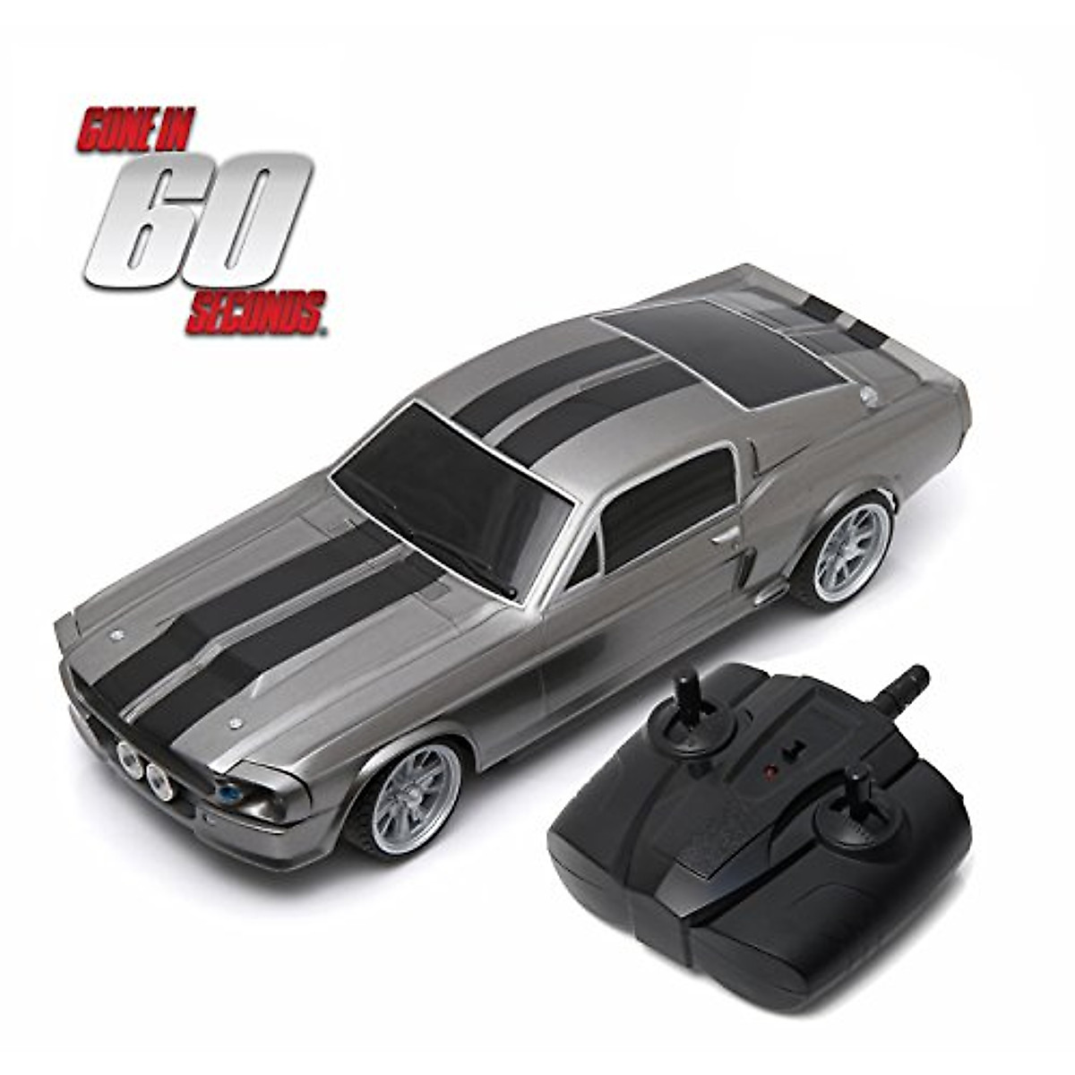 GreenLight Gone in Sixty S (2000) - 1967 Ford Mustang Eleanor 2.4 Ghz Remote Control (1:18 Scale) Vehicle