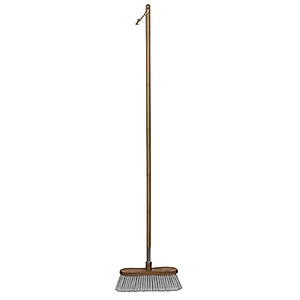 Harper Live.Love.Clean. Smooth Surface Bamboo Household Broom for Indoor Sweeping of Pet Hair, Dirt, Dust on Hardwood Floors, Tile, and Laminate