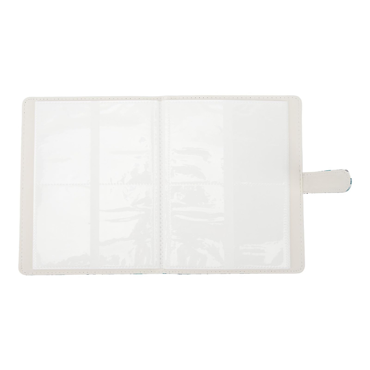 Mini Photo Album, Large Capacity PU Leather PVC Picture Album Full Protection Lock Buckle Design 128 Pockets 4x32 For Storage