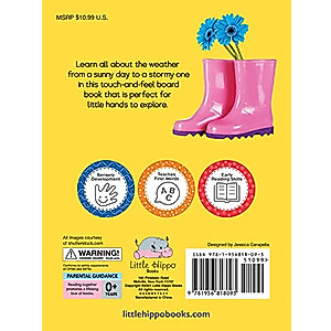 Weather - Children's Touch and Feel Board Book - Sensory Board Book