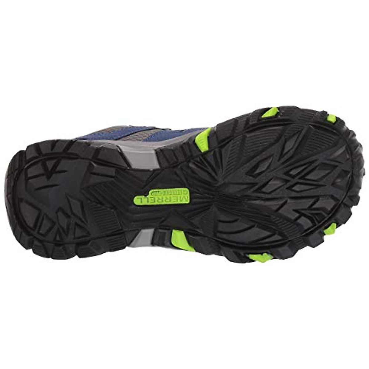 Merrell Trail Quest Hiking Sneaker, Blue/Green, 3 US Unisex Big Kid