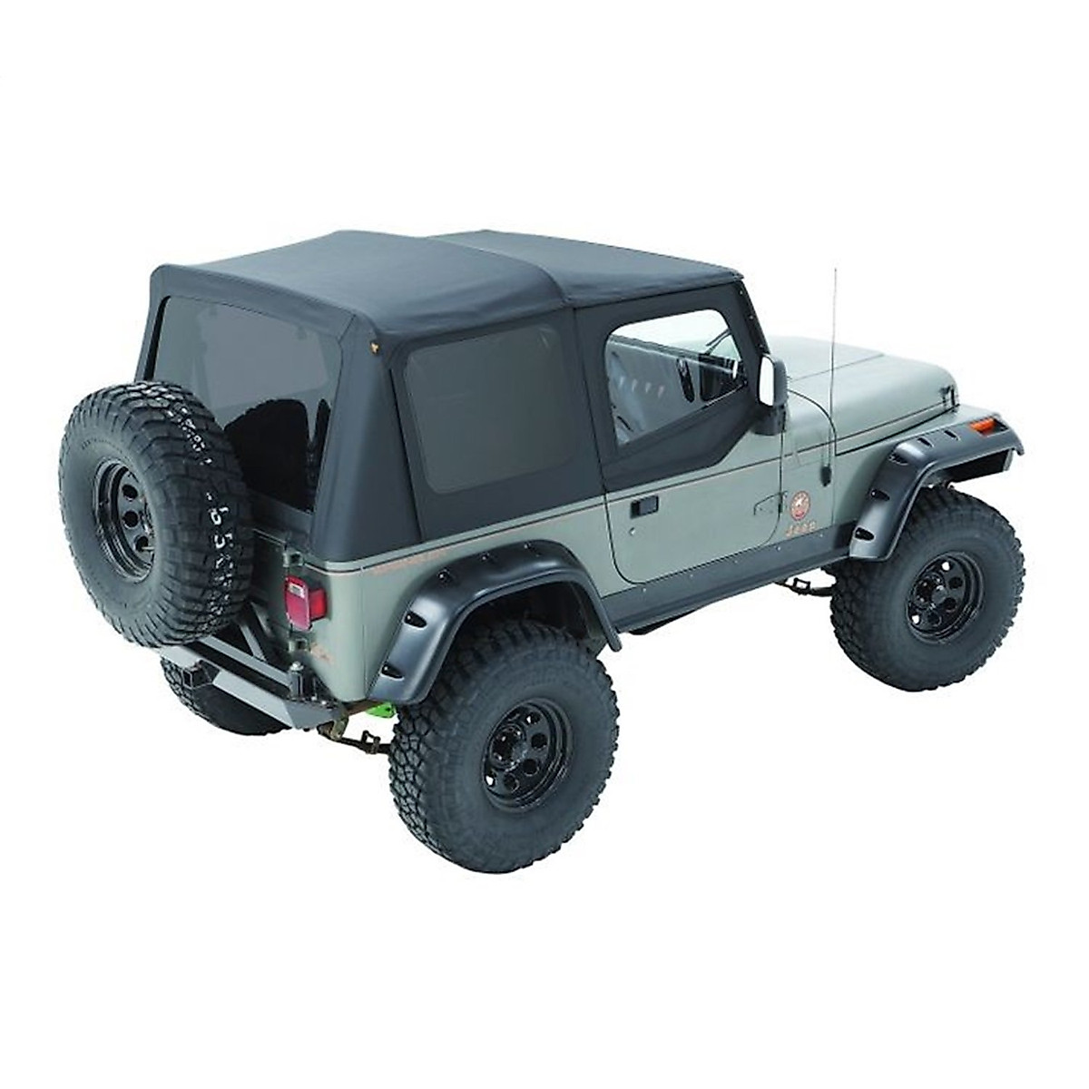 Bestop 7912301 Black Sailcloth Replace-A-Top for 1988-1995 Wrangler YJ