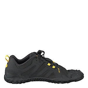 Vibram Women's V 2.0 Trail Running Shoe, Black/Yellow, 41 B EU (41 EU/9.0-9.5 M US B EU US)