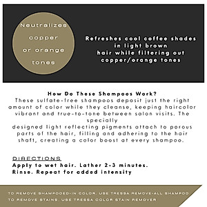 Tressa Watercolors Shampoo - Hazelnut 8.5 oz