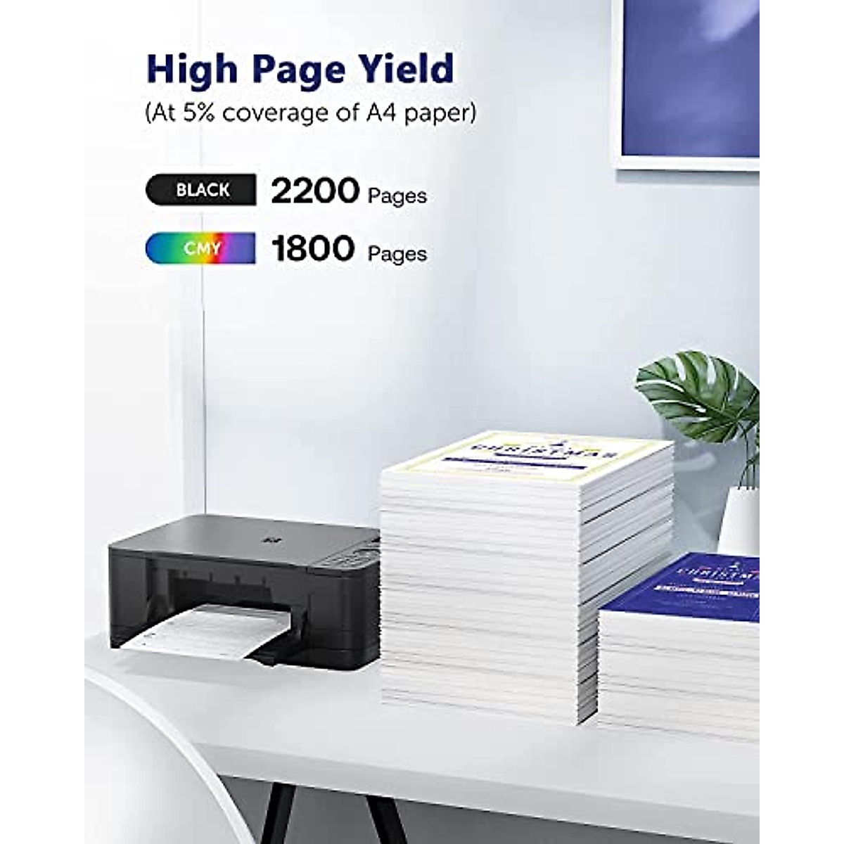 952XL Ink Cartridges Combo Pack Replacement for HP 952 Ink Work with HP OfficeJet Pro 8710 7740 8720 8210 8715 8702 7720 8730 8740 8216 8725 8700 Printer (4 Pack)