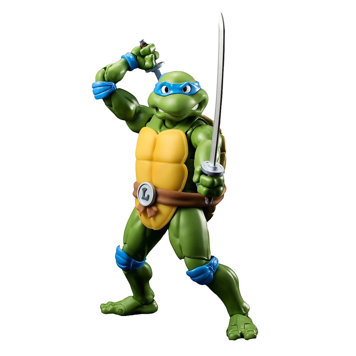 Bandai TAMASHII NATIONS S.H. Figuarts Leonardo "Teenage Mutant Ninja Turtles" Action Figure, 6 inches (BAN06450)