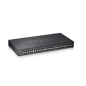 ZYXEL 48-Port Gigabit Ethernet Smart Switch (GS1920-48V2) - Managed, 4x SFP, Rackmount, Limited Lifetime Protection