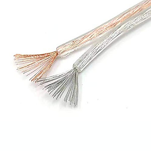 GaoZo Speaker Wire To RCA Female Adapter, RCA Plug Cable，RCA Plug Adapter (Black/Red)