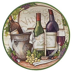Certified International Meadow Brook 128 oz. Serving/Pasta Bowl 13" x 3", Multicolor