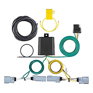 CURT 56399 Vehicle-Side Custom 4-Pin Trailer Wiring Harness, Fits Select Chrysler Pacifica, Voyager , Black