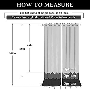 HOMEIDEAS Black Velvet Curtains 84 Inches 2 Panels Soft Velvet Blackout Curtains for Bedroom Window Drapes Rod Pocket Back Tab Room Darkening Thermal Insulated Curtains, 52Wx 84L