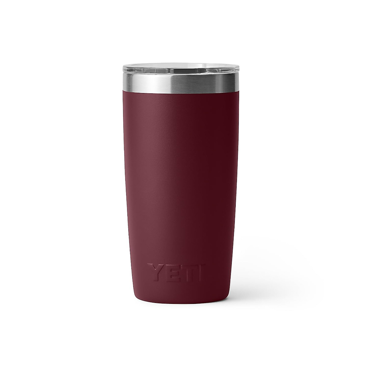 YETI Rambler 10 oz Tumbler, Stainless Steel, Vacuum Insulated with MagSlider Lid, Wild Vine Red
