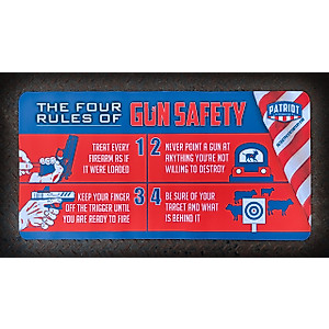 Patriot Patch Co. - 4 Rules of Gun Safety - Cleaning Mat