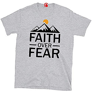 Faith Over Fear Shirt T-Shirt, Unisex (Click Customize, Click Customize)