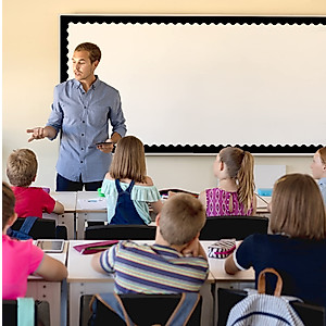 Teacher Created Resources Black Scalloped Border Trim, Black (4397)